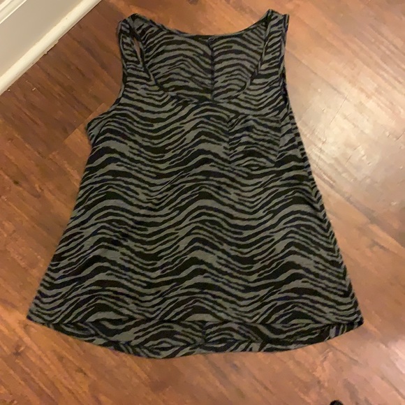 Tops | Zebra Print Tank | Poshmark